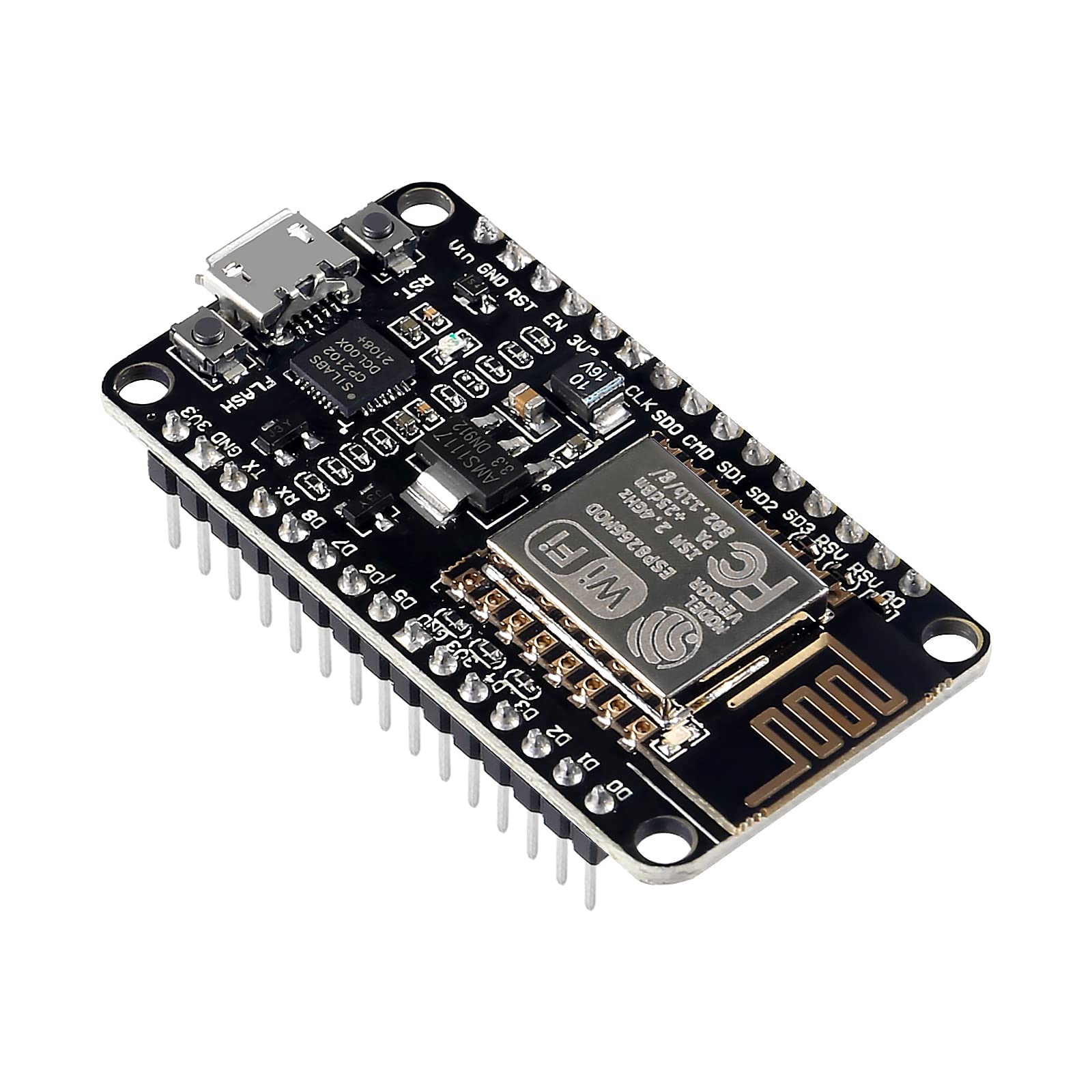4pcs ESP8266 NodeMCU CP2102 ESP-12E Development Board Open Source Serial Module Works Great for Arduino IDE/Micropython