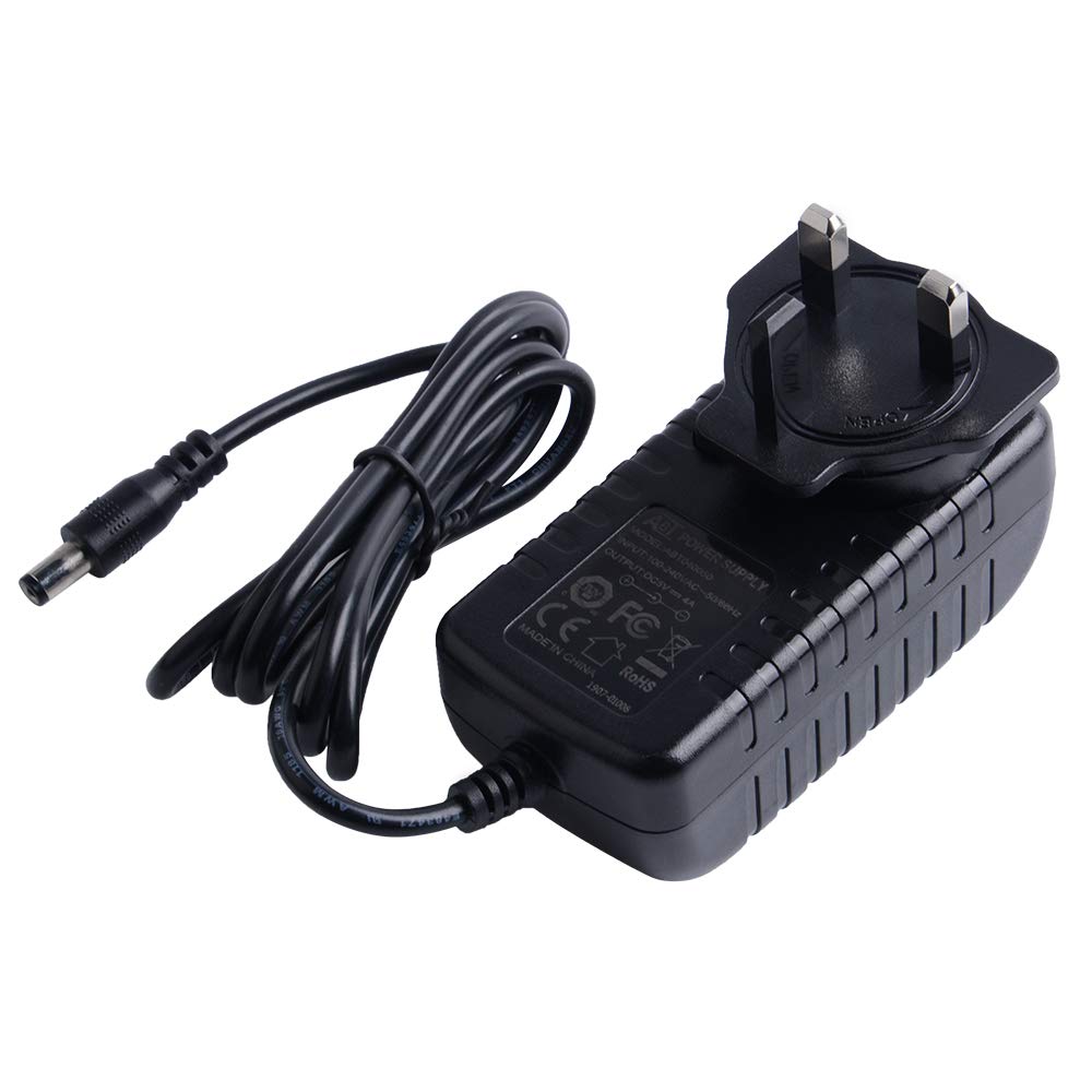GeeekPi DC 5V 4A Power Adapter with US&EU&UK Plug DC5.5x2.5mm for Raspberry Pi X820/X825 SATA Expansion Board/ X700 UPS/ X720/ X735 Power Management Board/Jetson Nano/X822/X852/T300/T100/T200/X750