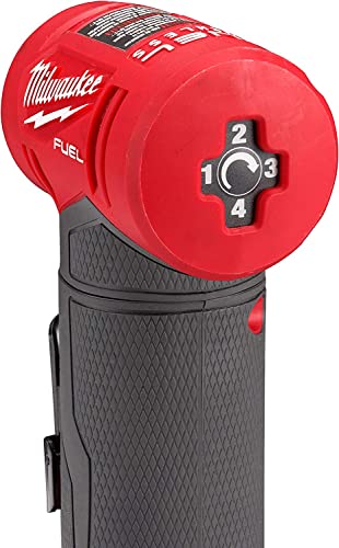 Milwaukee M12 FUEL 12V Lithium-Ion Brushless Cordless 1/4 in. Right Angle Die Grinder (Tool-Only) + Accessory