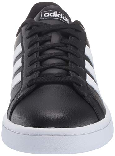 adidas Women's Grand Court Shoe, Black/White/Black, 5