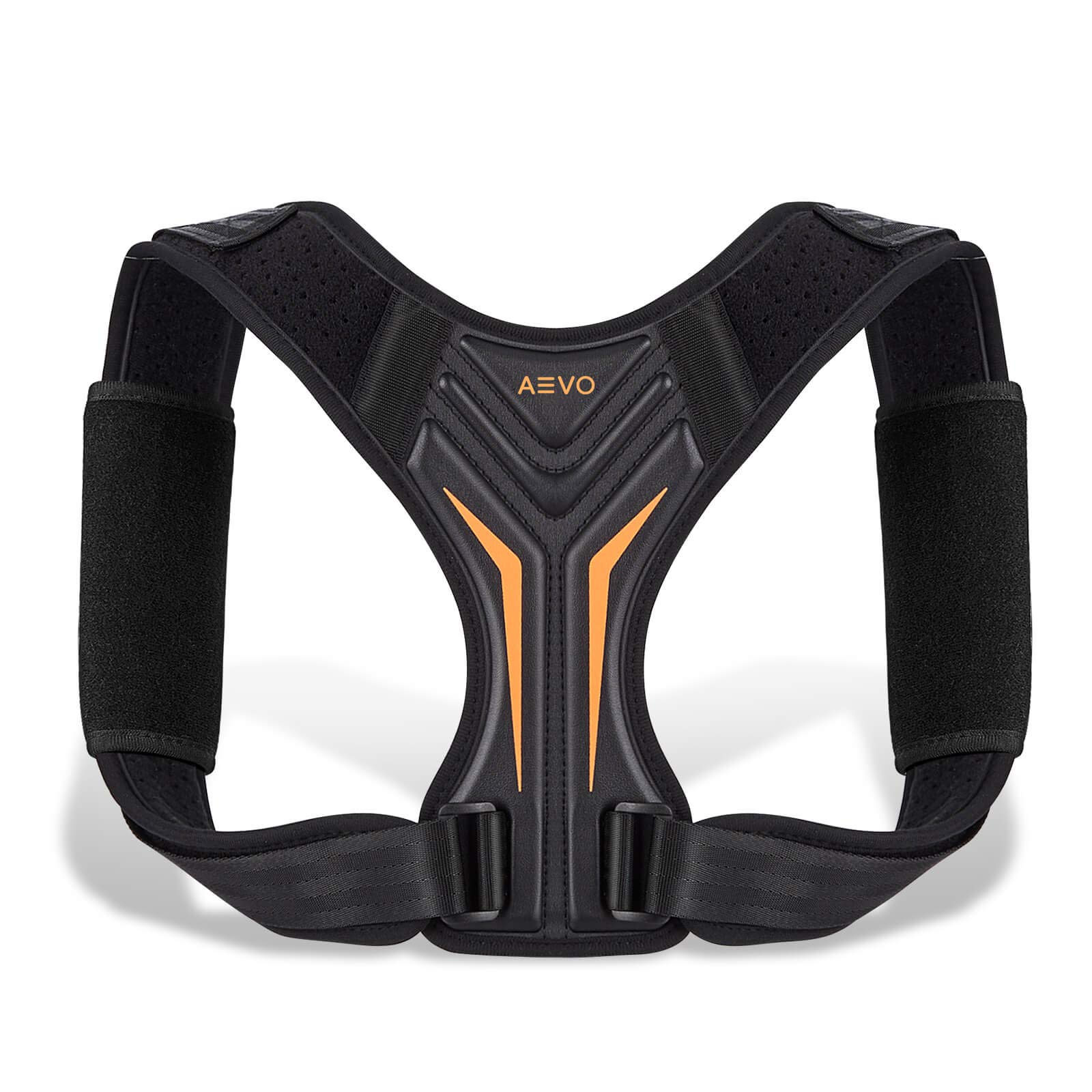 AEVO Compact Posture Corrector for Men and Women, Adjustable Upper Back Brace for Clavicle Support, Neck, Shoulder, and Back Pain Relief, Invisible Comfortable Back Straightener, M