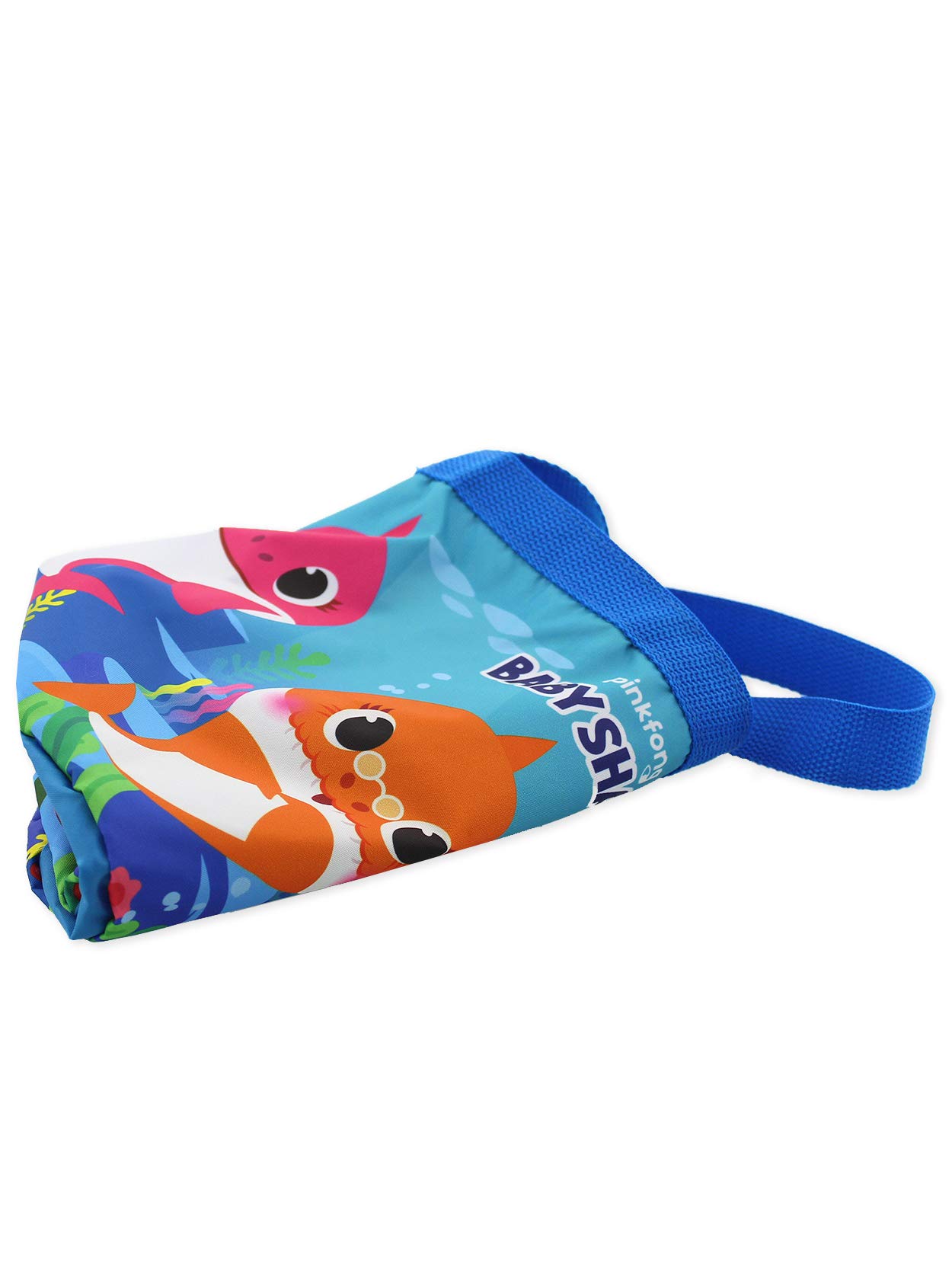 Baby Shark Boys Girls Collapsible Gift Basket Bucket Tote Bag (Blue, One Size)