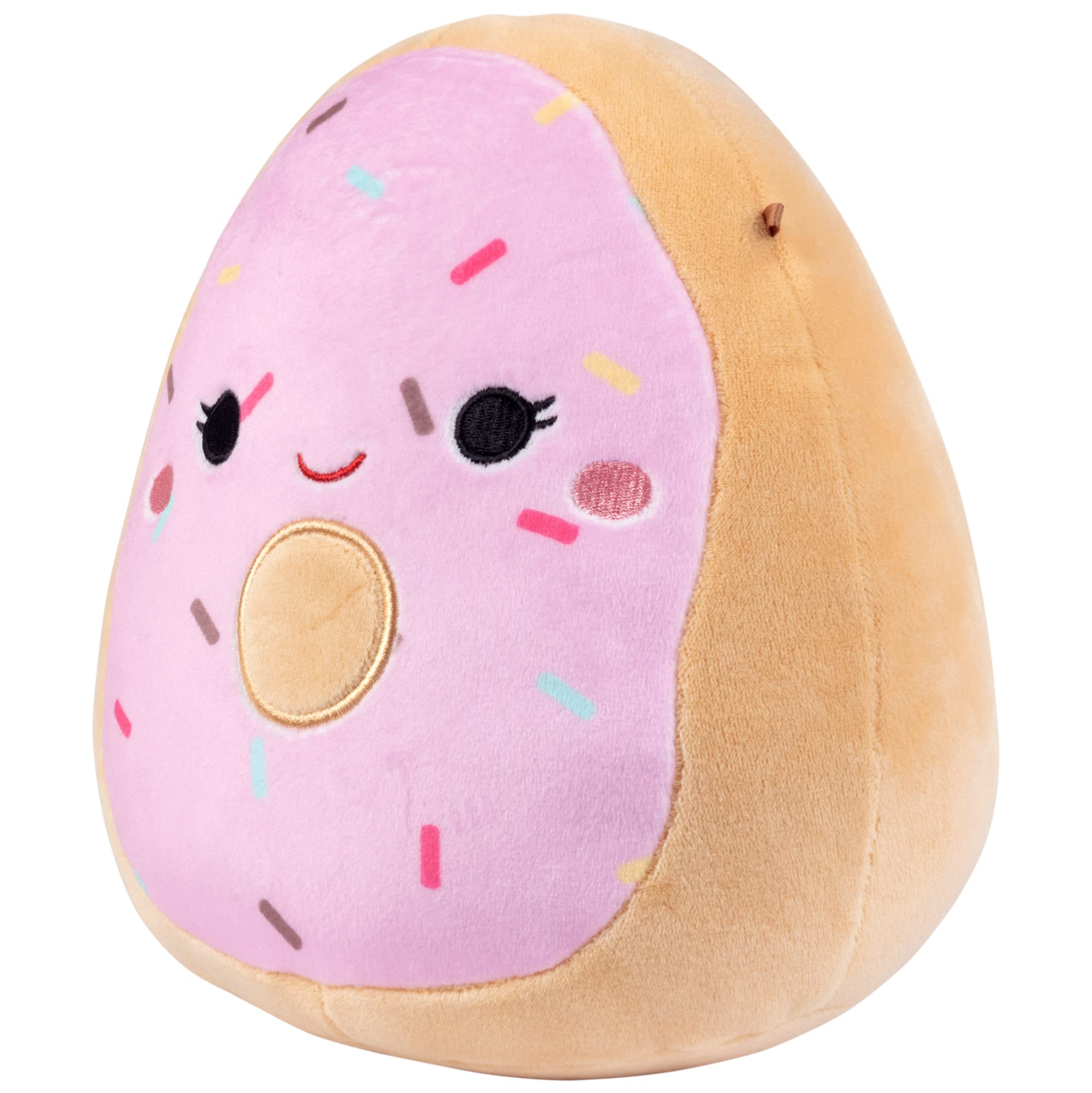 Squishmallows 8" Dabria The Donut - Official Kellytoy Plush - Soft and Squishy Food Stuffed Animal Toy - Great Gift for Kids