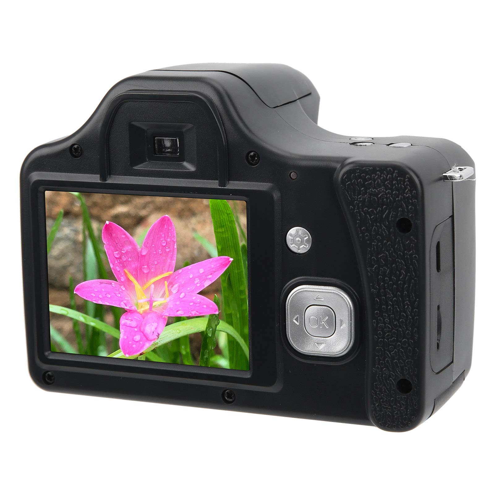 ANGGREK Photography Camera Camara,3.0 in LCD Screen 18X Zoom Hd SLR Camera Long Focal Length Portable Digital Camera (Standard Edition + Wide Angle Lens), (ANGGREKogidt2shf7-12)