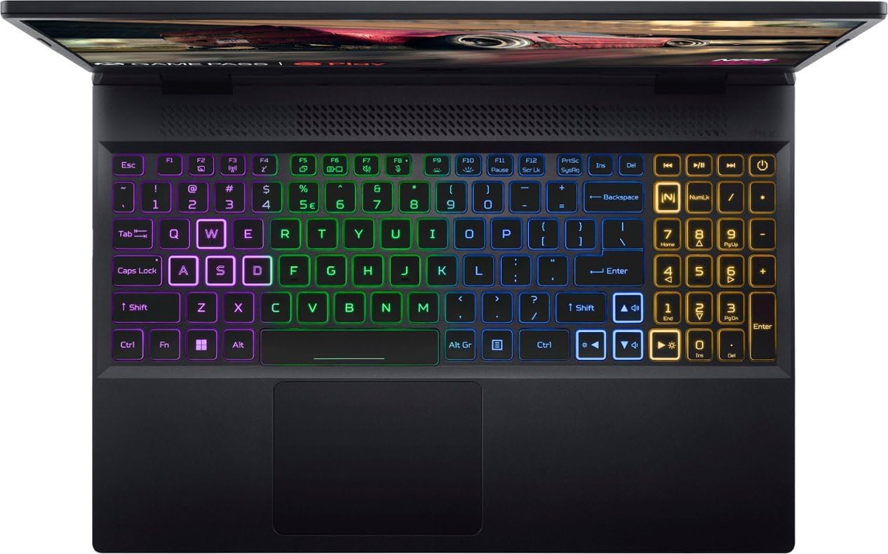 Acer Nitro 5 15 Gaming Laptop 15.6" QHD IPS 165Hz (300 nits 100% DCI-P3) AMD Octa-core Ryzen 7 6800H (Beat i7-11370H) 64GB RAM 2TB SSD GeForce RTX3070Ti 8GB Backlit HDMI USB-C Win11 Black + HDMI Cable