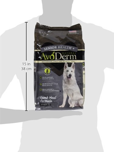 AvoDerm Natural Advanced Senior Health Grain Free Lamb Formula Dry Dog Food 4 lb