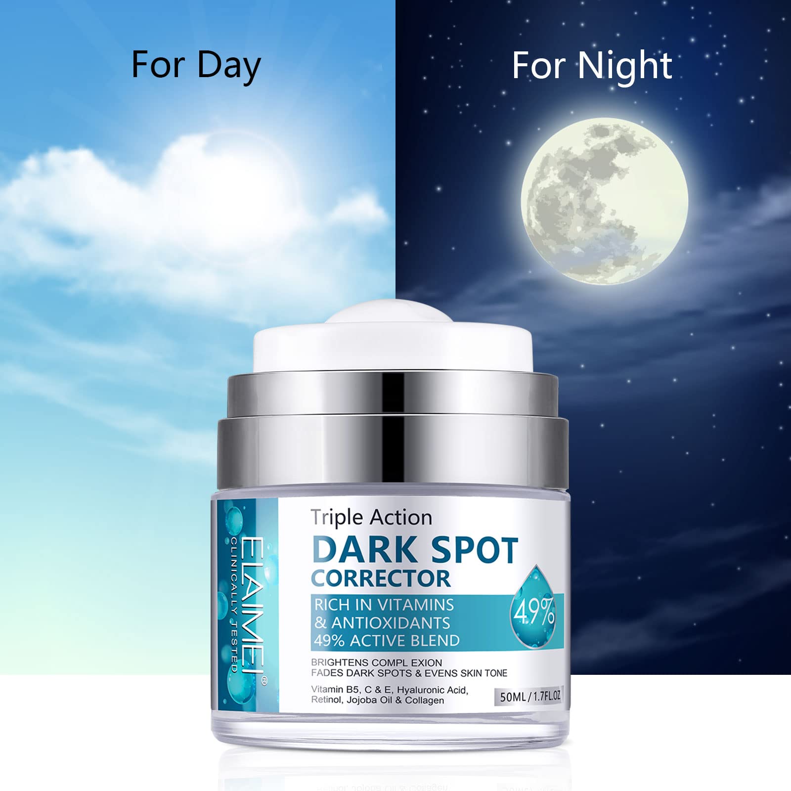 AIOBEECY Dark Spot Corrector Cream - Evens Skin Tone, Reduces Pigmentation & Sunspots, for Face & Body (5.65 oz)