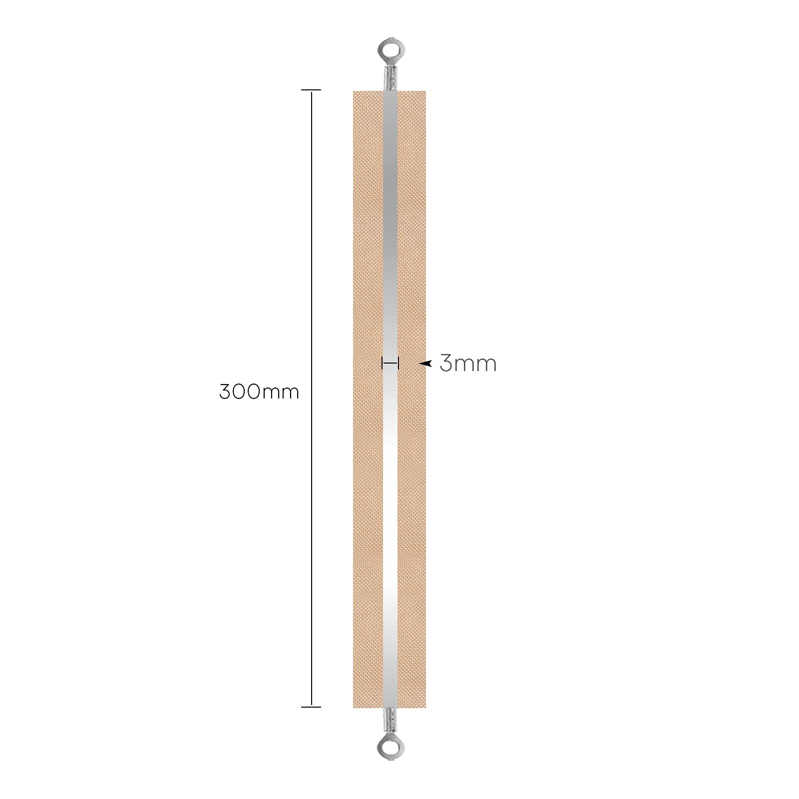 Boshen 10 Pack Impulse Sealer Replacement Heat Sealer Replacement Element Grip Impulse Sealer Heating Element Service Spare Repair Kit(300x3mm)