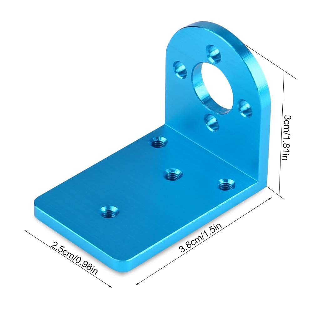 Dilwe RC Motor Base, Metal L Shape Motor Mounting Holder Seat Base for 370 380 390 2030 2040 2435 Motors