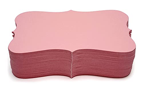 PPAPPAPPIYO Pink Paper Index Cards Business Cards (100) Paper3.54inx1.96in P04 - Blank