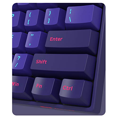 EPOMAKER ACR98 Mini 78-Key Wired Hotswap Mechanical Gaming Keyboard with Acrylic Case & RGB Backlight, Double-Shot PBT Keycaps, NKRO Programmable for Gamers/Mac/Win (Gateron Orange Switch)