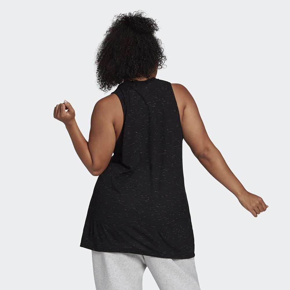 adidas Women's Sportswear Winners 2.0 Tank, Ambient Blush Melange, Large