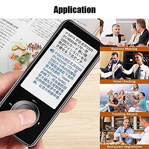 BaRdzo M9 Portable Language Translator 107 Languages Two-Way Real-Time WiFi/Offline Recording/Photo Translatio Language Translator