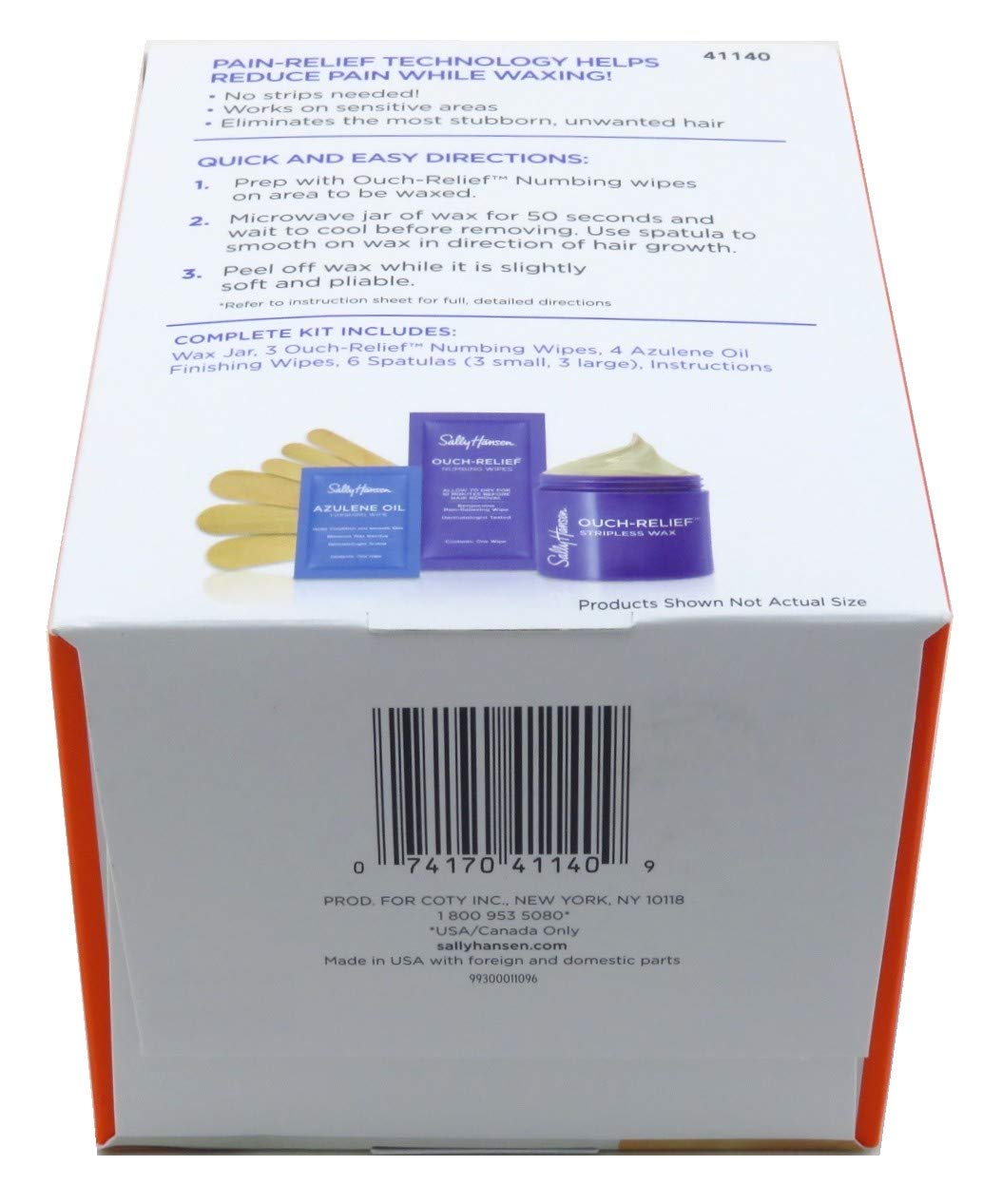 Sally Hansen Ouch-Relief Stripless Hard Wax Kit (3 Pack)