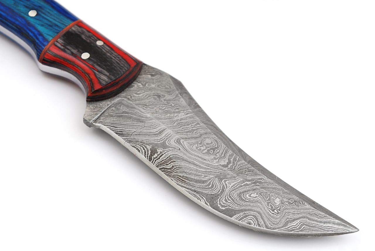 AishaTech Prime Quality Hunting Hunting Knife Diamond Wood Handle AT-2740