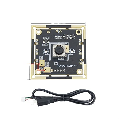 5 Million Pixels 30 Frames Manual Auto Focus Face Recognition USB Drive-Free Camera Module OV5693 Module 5MP (Color : 120° auto Focus, Size : 5MP)