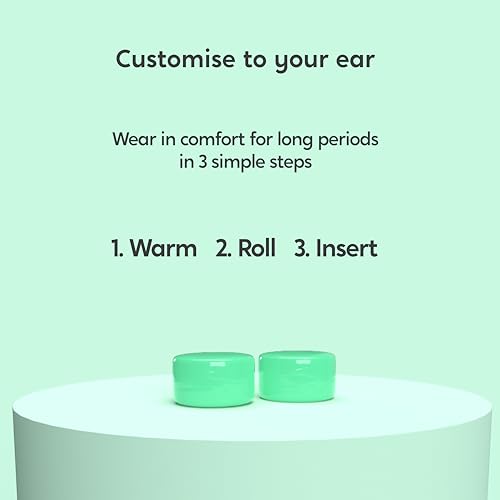 Aurora Silicone Ear Plugs Soundblocâ˘- 6 Pairs Quiet Ear Plugs for Sleep Moldable Ear Plugs Custom Ear Plug Ear Plugs for Noise Reduction Reusable Soft Silicone Earplugs The Earplug for Sleep Size S/M