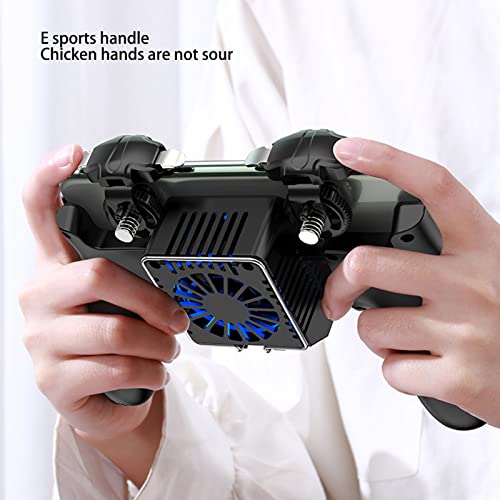 ASHATA Mobile Game Controller,Portable Wireless Game Controller with Mobile Phone Holder,Semiconductor Mobile Phone Cooler Radiator for 4.7β7.2 inch Mobile Phones