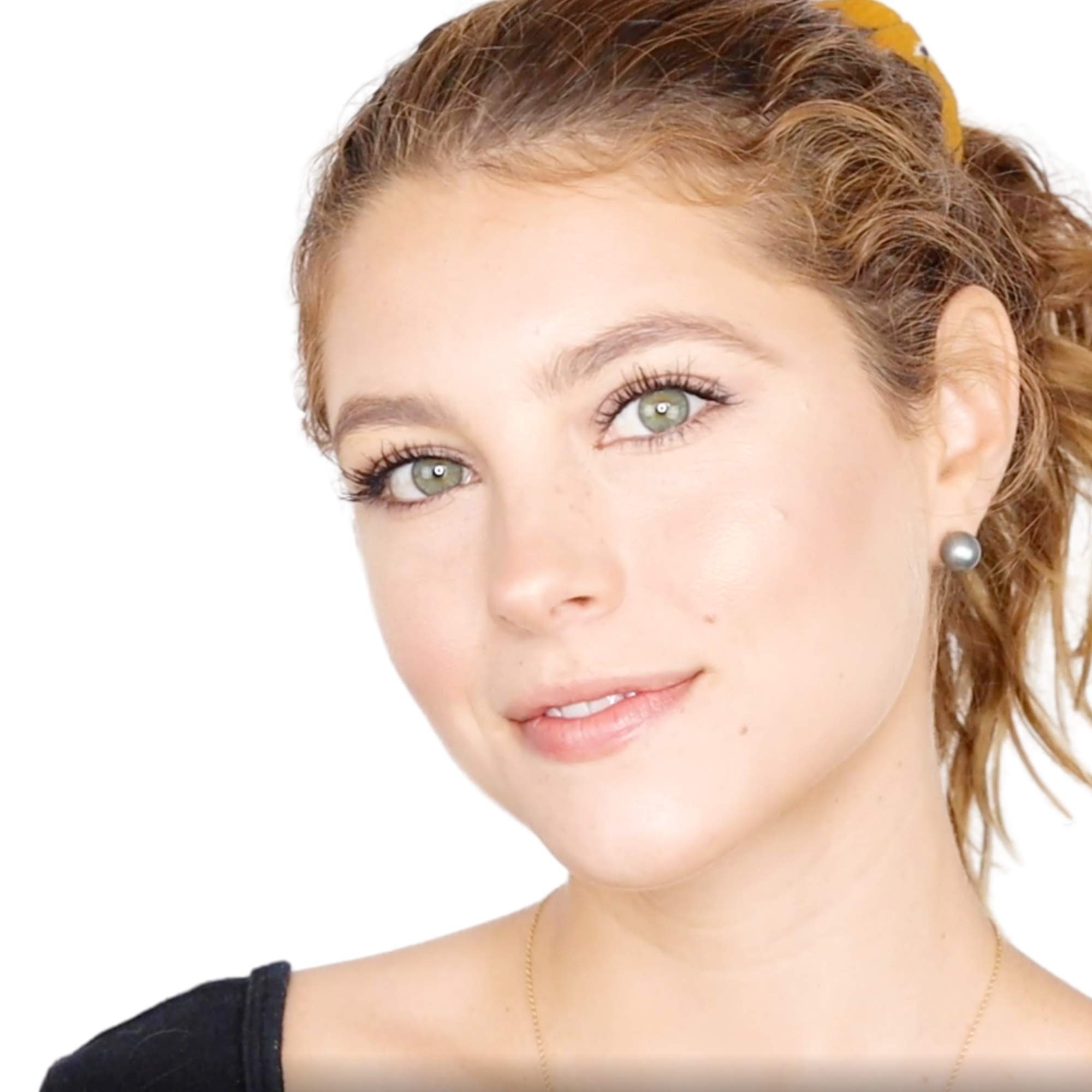 Elizabeth Mott Natural Pink Blush Makeup - Show Me Your Cheeks Blush Natural Glow - Cruelty Free - Buildable & Blendable Cheek Blush with a Light Shimmer - Compact Blusher, Peach Pink