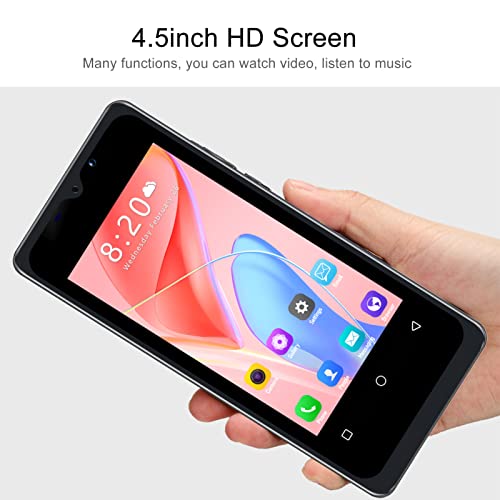 ASHATA Smart Phone,Dual Card 512MB RAM 4GB ROM Unlocked Cell Phone,Mobile Phone HOT 11S Smartphone with 4.5inch Screen,110‑240V(US)