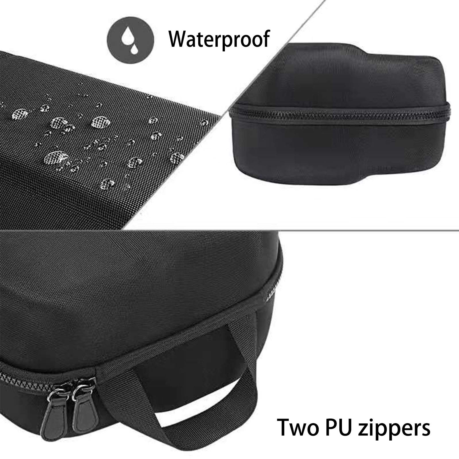 AiwenJZ Hard Travel Case Compact Carrying Case Compatible with Oculus Quest 2 with Shock-Dust-Water Proof,Gray