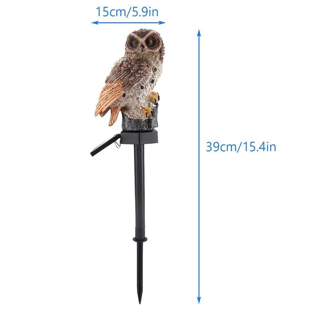 Antilog Garden Light Solar Powered Waterproof Garden Light Outdoor Lawn Lamp for Home Garden Lighting(Brown)