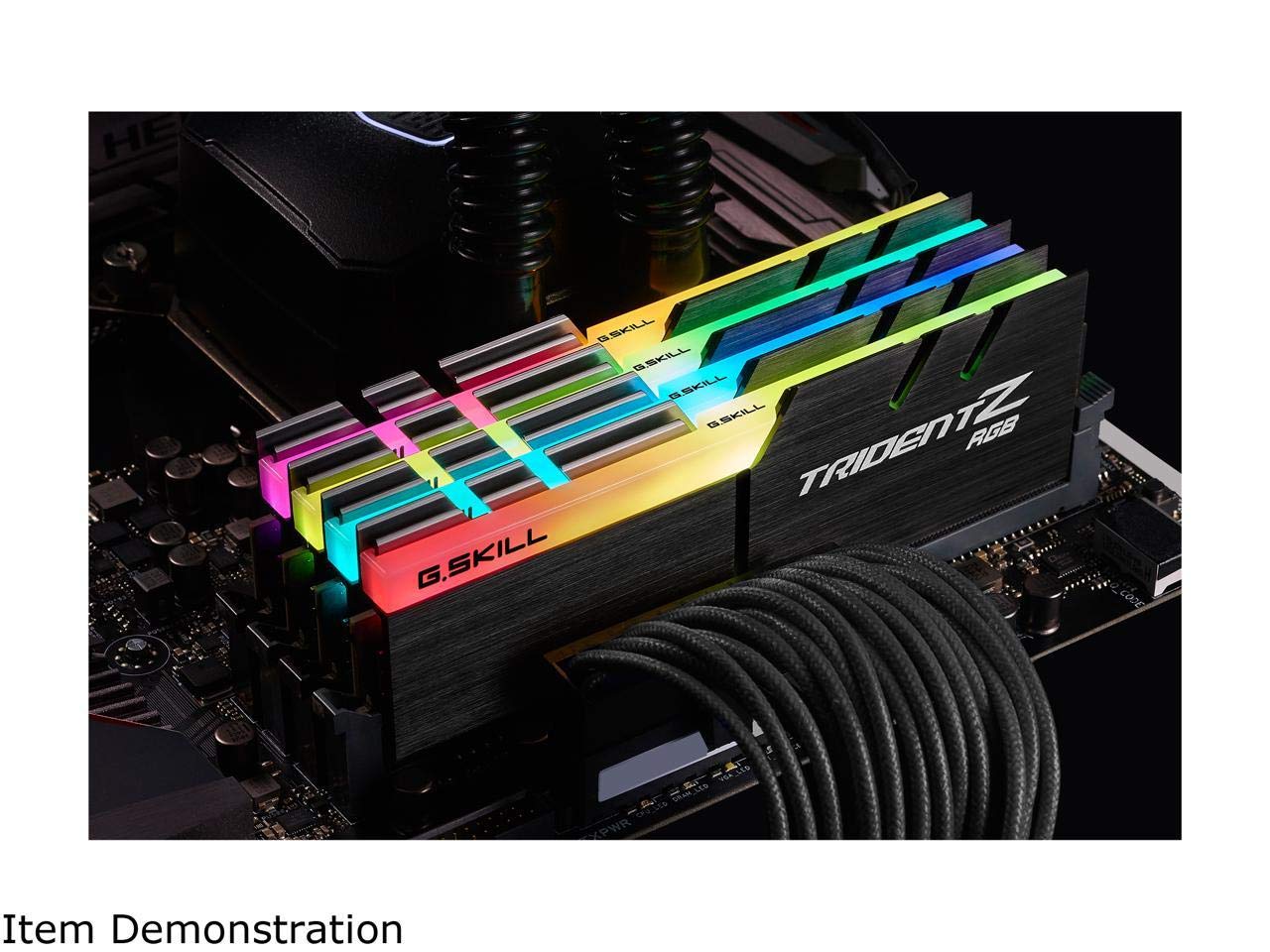 G.SKILL Trident Z RGB Series (Intel XMP) DDR4 RAM 128GB (4x32GB) 3200MT/s CL16-18-18-38 1.35V Desktop Computer Memory UDIMM (F4-3200C16Q-128GTZR)