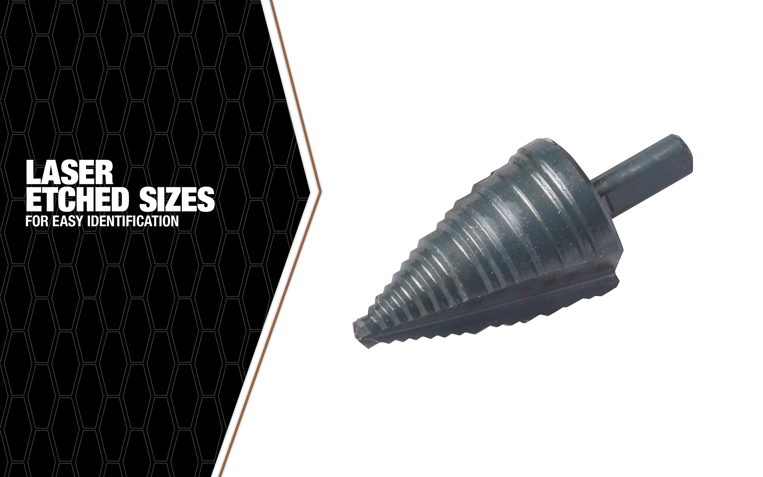 Southwire STEP BIT, DBL STRT FLUTE 1/4" TO 1-3/8"
