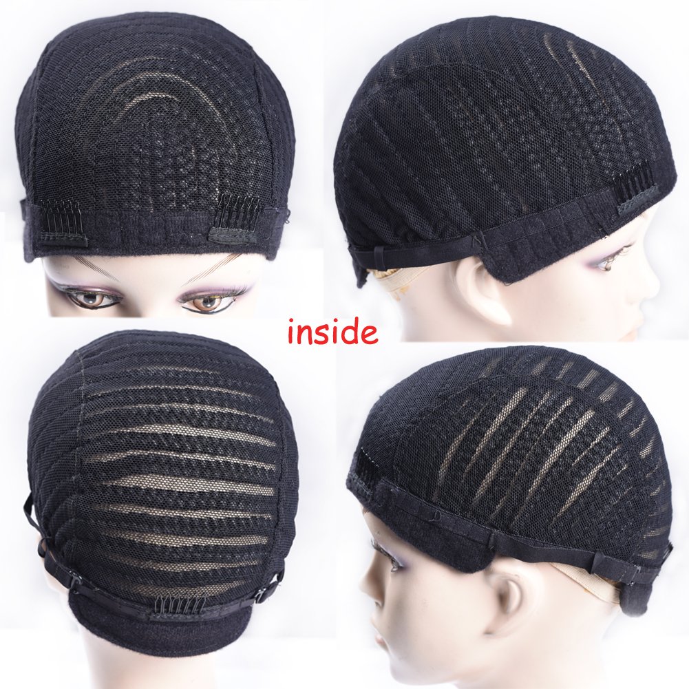 Refined Braided Wig Caps Crotchet Cornrows Cap For Easier Sew In Caps for Making Wig Glueless Hair Net Liner Crochet Wig Caps(Cornrows Caps 1pcs)