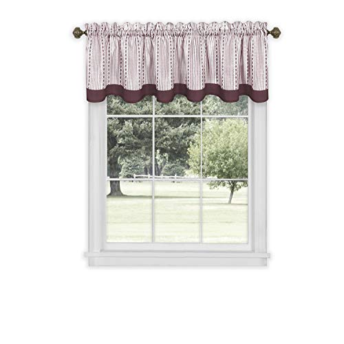 Achim Home Furnishings Westport Valance 58 x 14 - Burgundy
