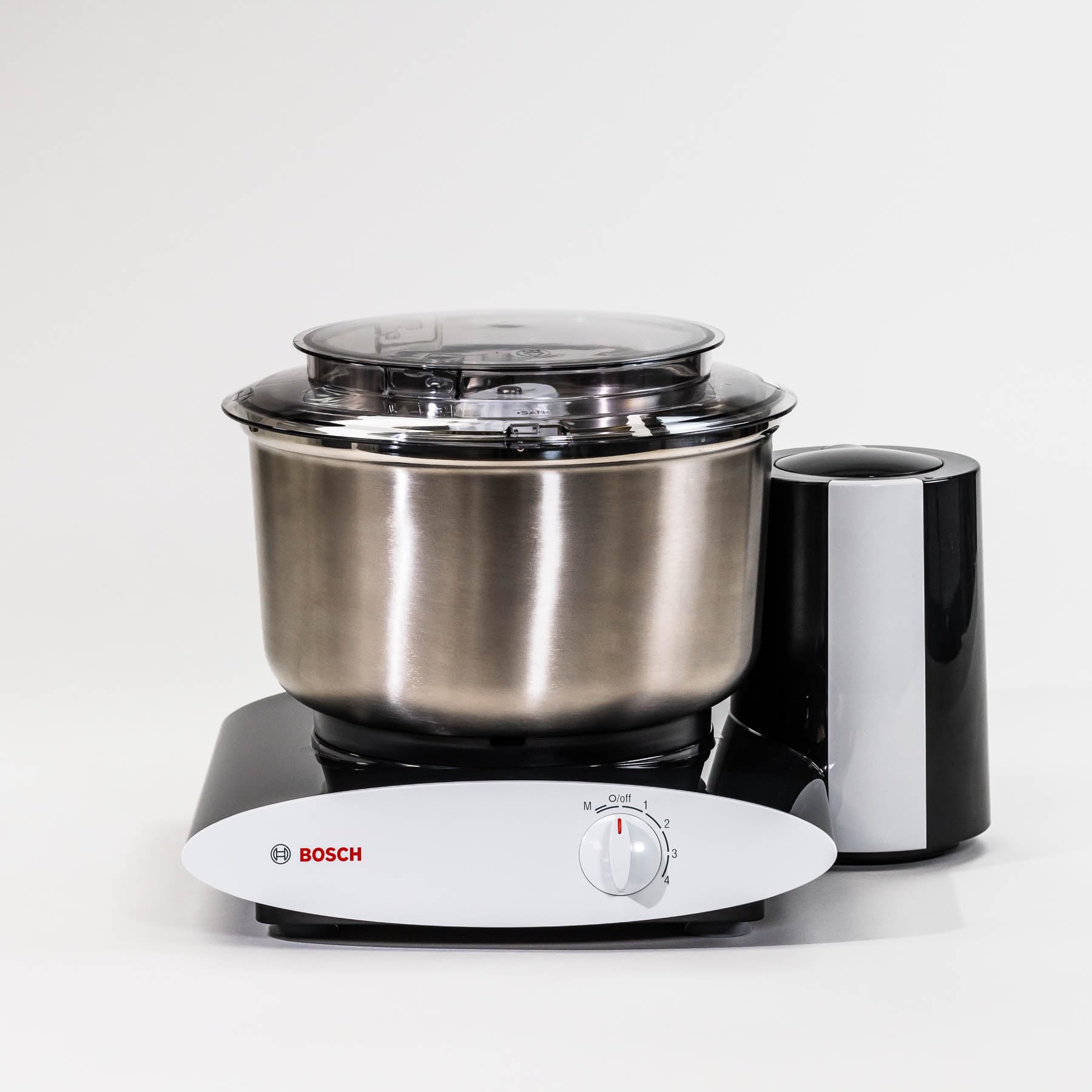 Bosch Universal Plus Stand Mixer - Black - Baker's Package with Additional Baking Attachments and Stainless Steel Bowl