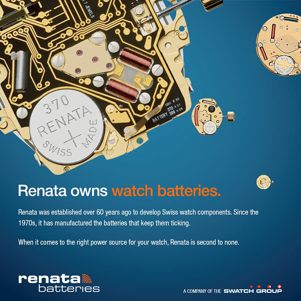 Renata Watch Battery Swiss Made Renata 321 or SR616SW (3 Batteries, 321 or SR616SW)