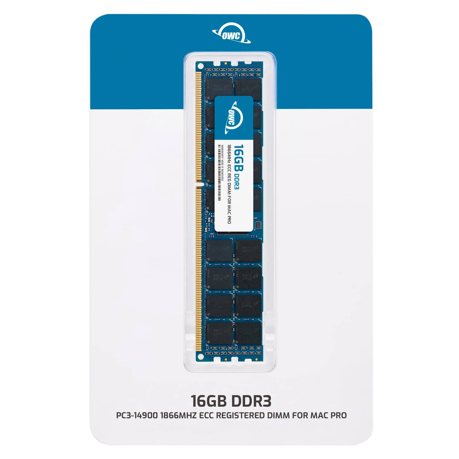 OWC 32GB (2X 16GB) 1866MHz PC3-14900 DDR3 ECC-R SDRAM Memory Upgrade Kit, ECC Registered Compatible with Mac Pro 2013 (OWC1866D3R9M32)