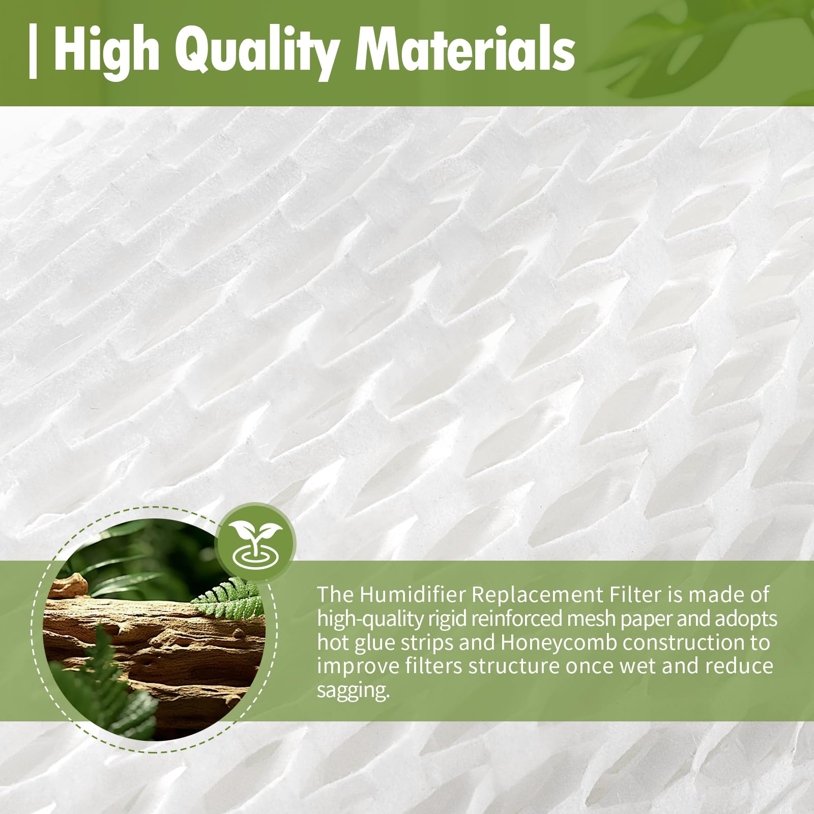 Aiskaer Humidifier Wicking Replacement Filter Compatible with Canopy Bedside and Nursery Humidifiers(NOT for Canopy Plus Humidifier), Paper Filter, 3-Pack