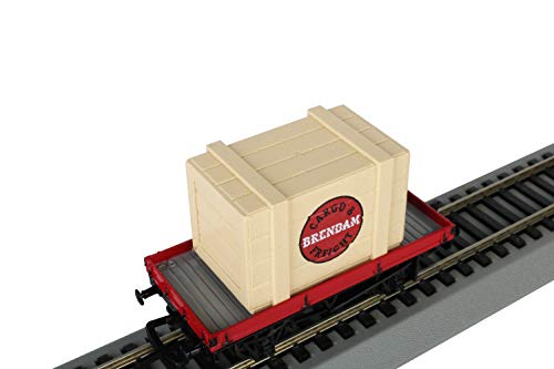 Bachmann Trains - Thomas & Friends⢠1 Plank Wagon with BRENDAM Cargo & Freight Crate - HO Scale
