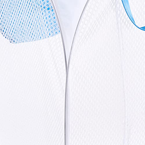 Clorox Pop Up Laundry Basket – Lightweight Mesh, 23”x14” | Odor Protection Keeps Clothing Smelling Fresh | Collapsible Easy Storage | Portable, Folding Clothes Hamper with Side Pocket
