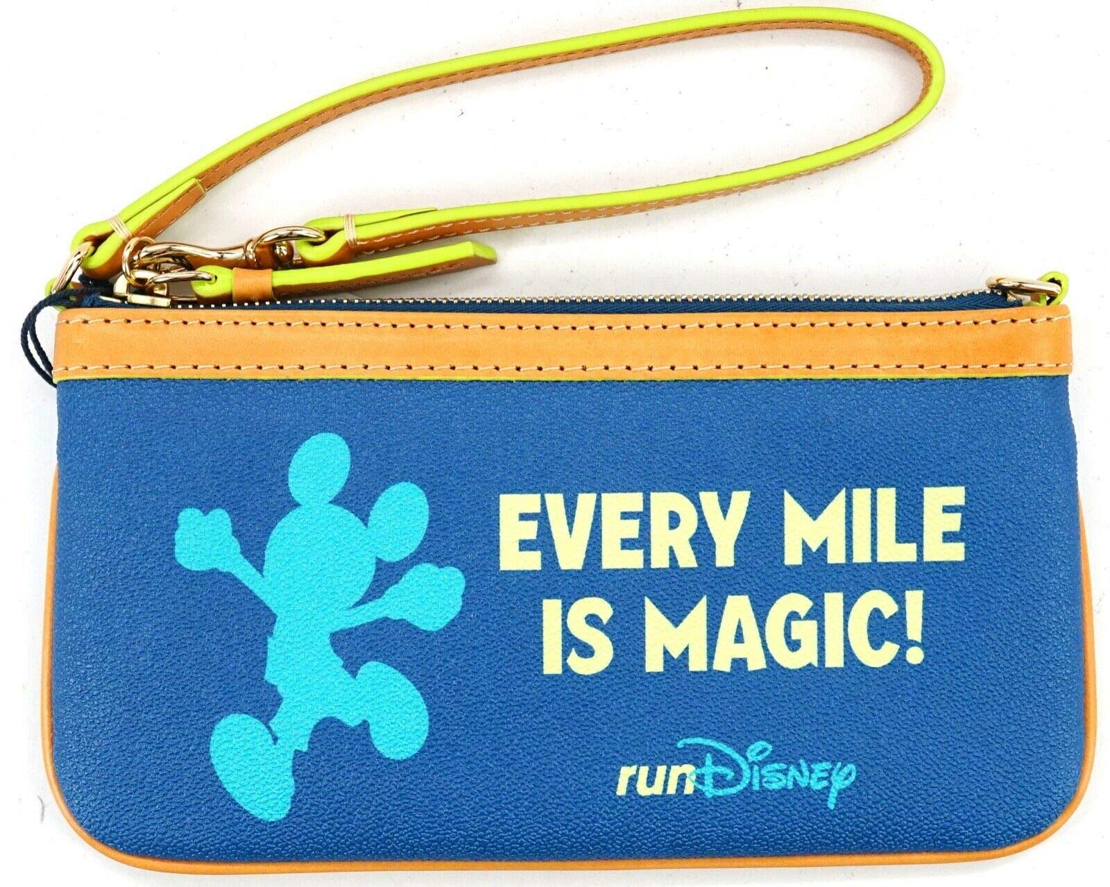 Disney Dooney and Bourke runDisney 2019 Marathon Wristlet Purse Bag Every Mile Is Magic