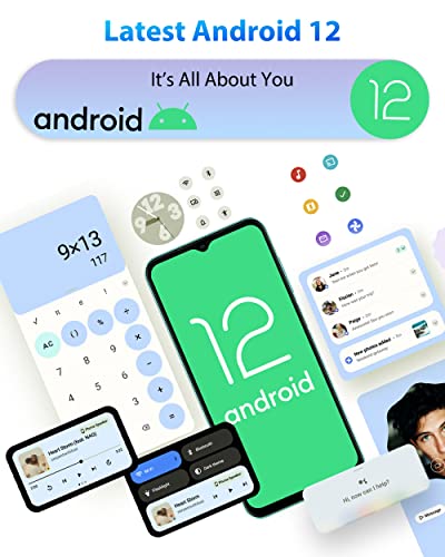 Ulefone Note 14 (2022) 4G Unlocked Smartphone, 6.52" Waterdrop Incell Full- Screen, Android 12, 4500mAh Battery, 7GB RAM Helio A22, 8MP Dual Camera, Type-C, Slim Design, Unlocked Cell Phones - Purple