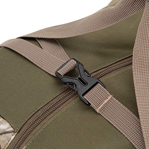 Allen Company Terrain Basin Travel and Hunting Duffel Bag, Large, Green/Realtree Edge Camo (19215) / with Pouch