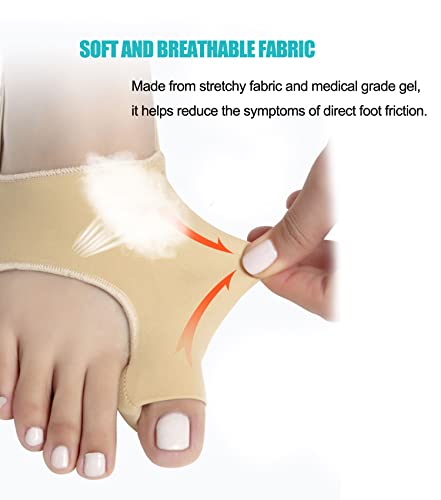 Bunion Corrector, Bunion Pain Relief Splint, Big Toe Straightener Pain Relief for Women & Men, Day Night Support