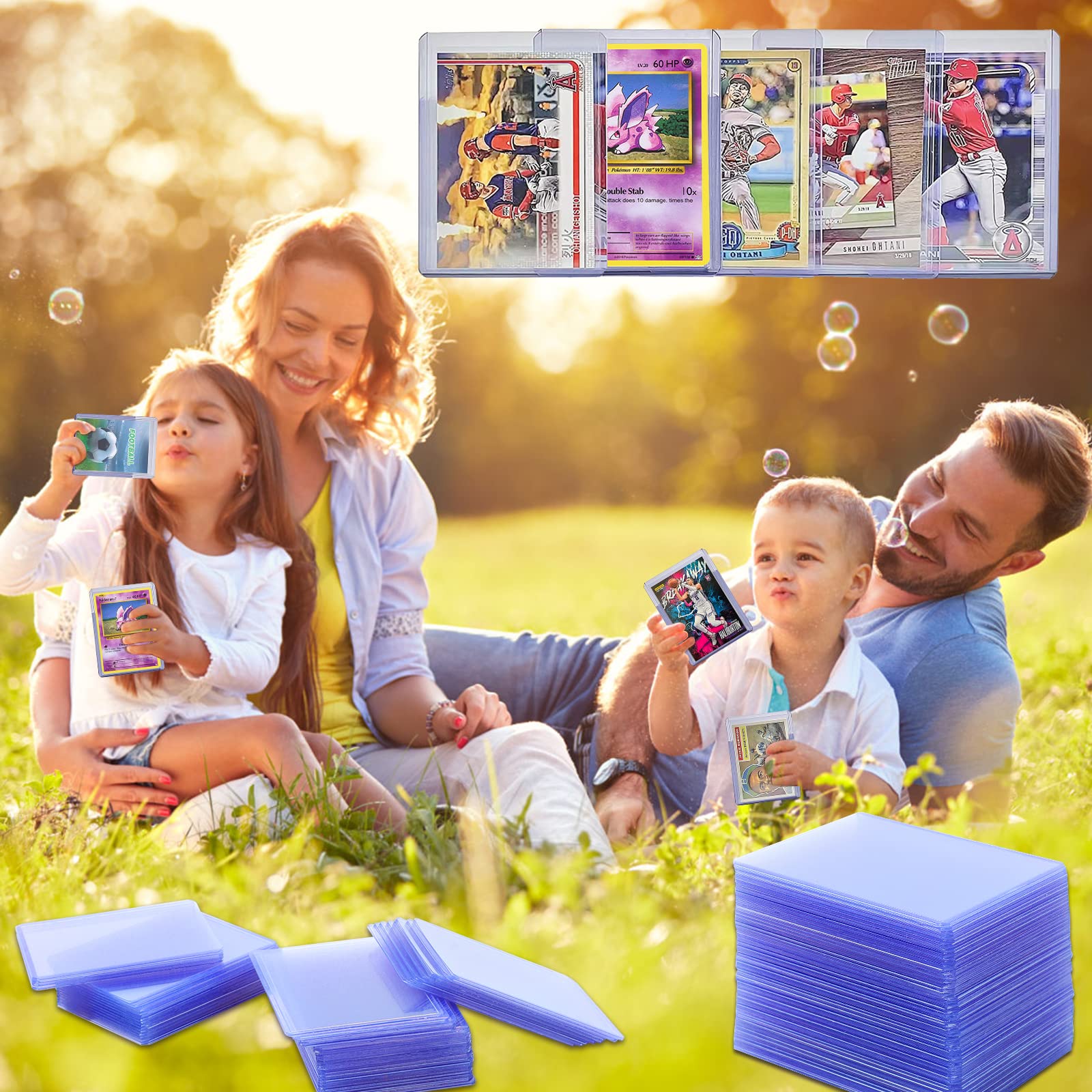 Card Binder For Pokemon 9 Pocket, Holds 900 Cards, Display Storage Carrying Case for MTG, Disney Lorcana Trading Card Game, Magic the Gathering (900) (100)