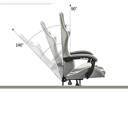 ADIREE Office Chair Gaming Office Chair High Back Computer Ergonomic Adjustable Swivel Chair with Headrest and Lumbar Support, with footrest