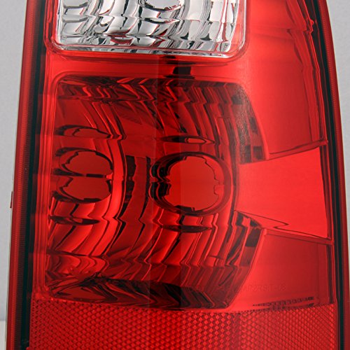 AKKON - For Ford F250/F350/F450 Superduty OE Replacement Red Clear Tail Lights Driver/Passenger Rear Lamps Pair