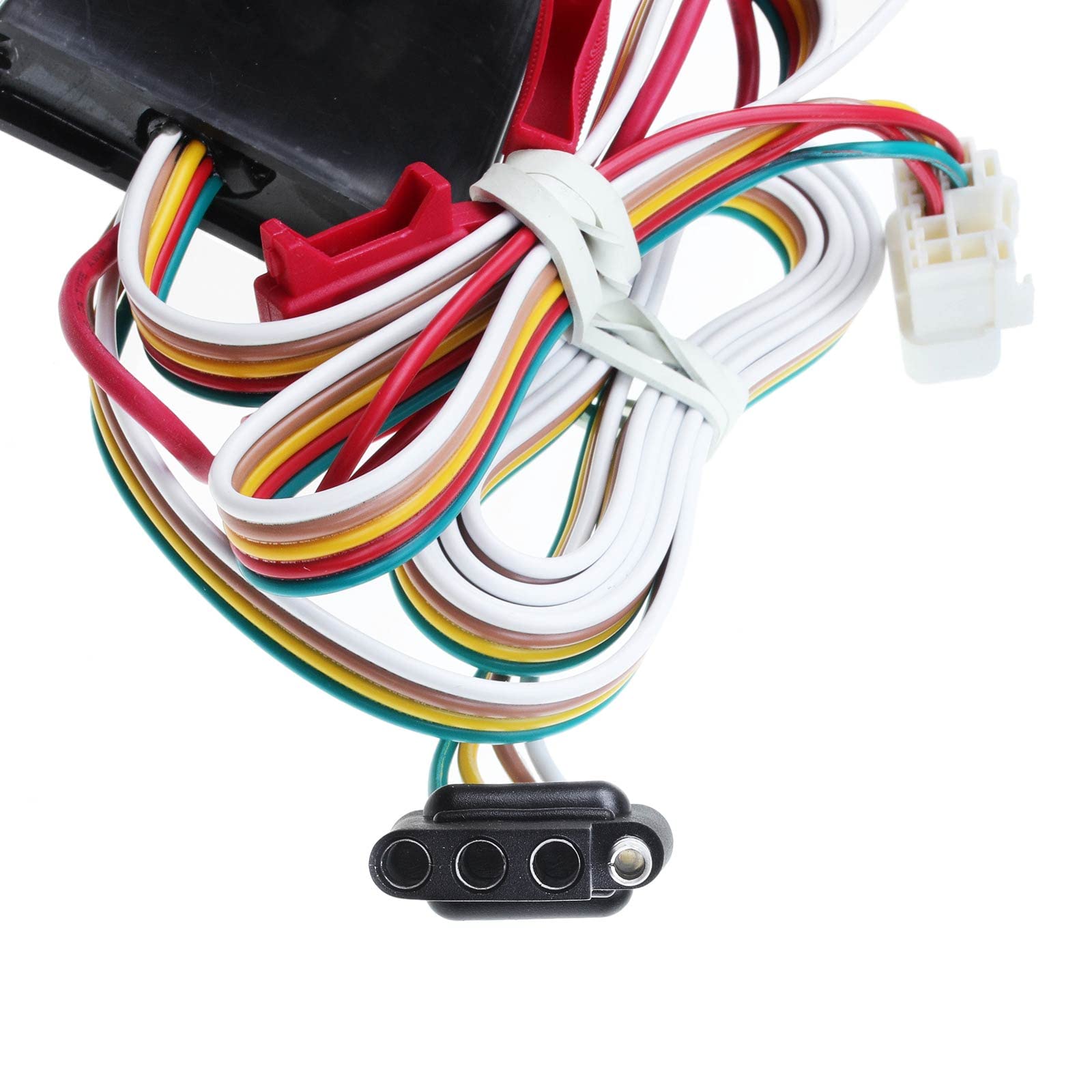 A-Premium 4-Pin Trailer Wiring Harness Compatible with Select Subaru Models - Outback 2010-2021, Forester 2014-2021, Crosstrek 2016-2021, XV Crosstrek 2013-2015, Ascent 2019-2021