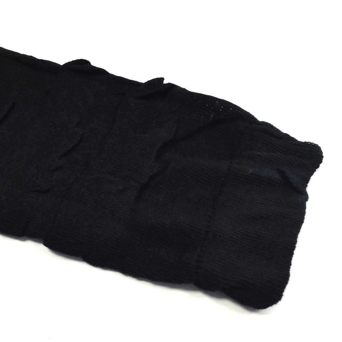 Bowbear Little Girls Layered Ruffles Leg Warmer, Black