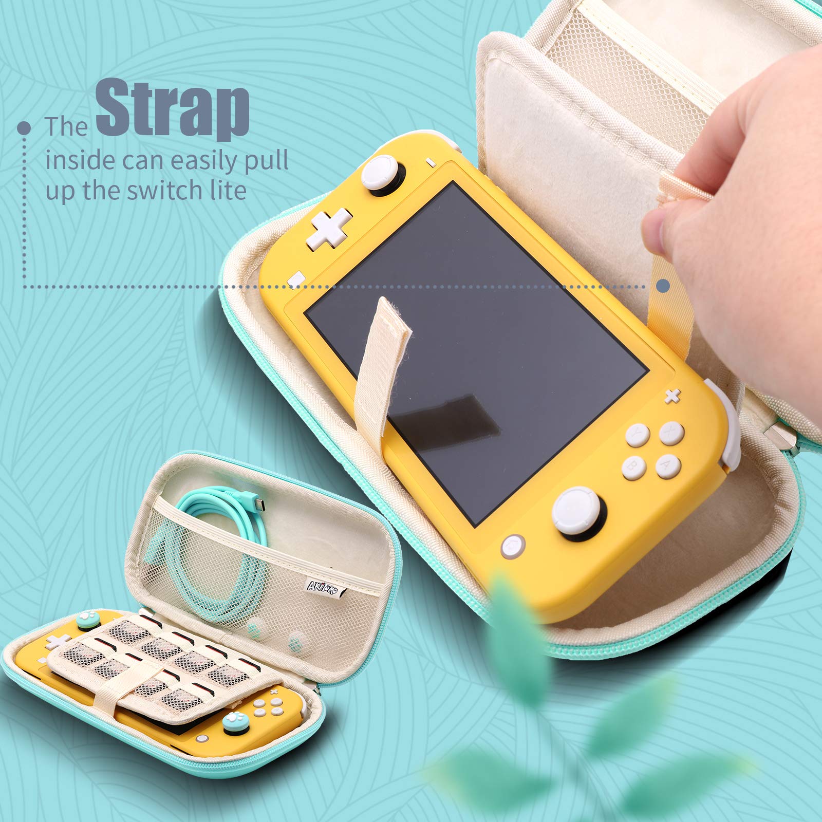 Accessories Kit for Nintendo Switch lite (Pink)