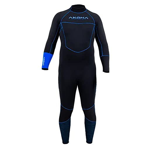 AKONA Men's 3mm Full Suit. Quantum Stretch Neoprene. Designed to Keep You Warm in The Waters Between 70 and 85 Degrees - 2X-Large