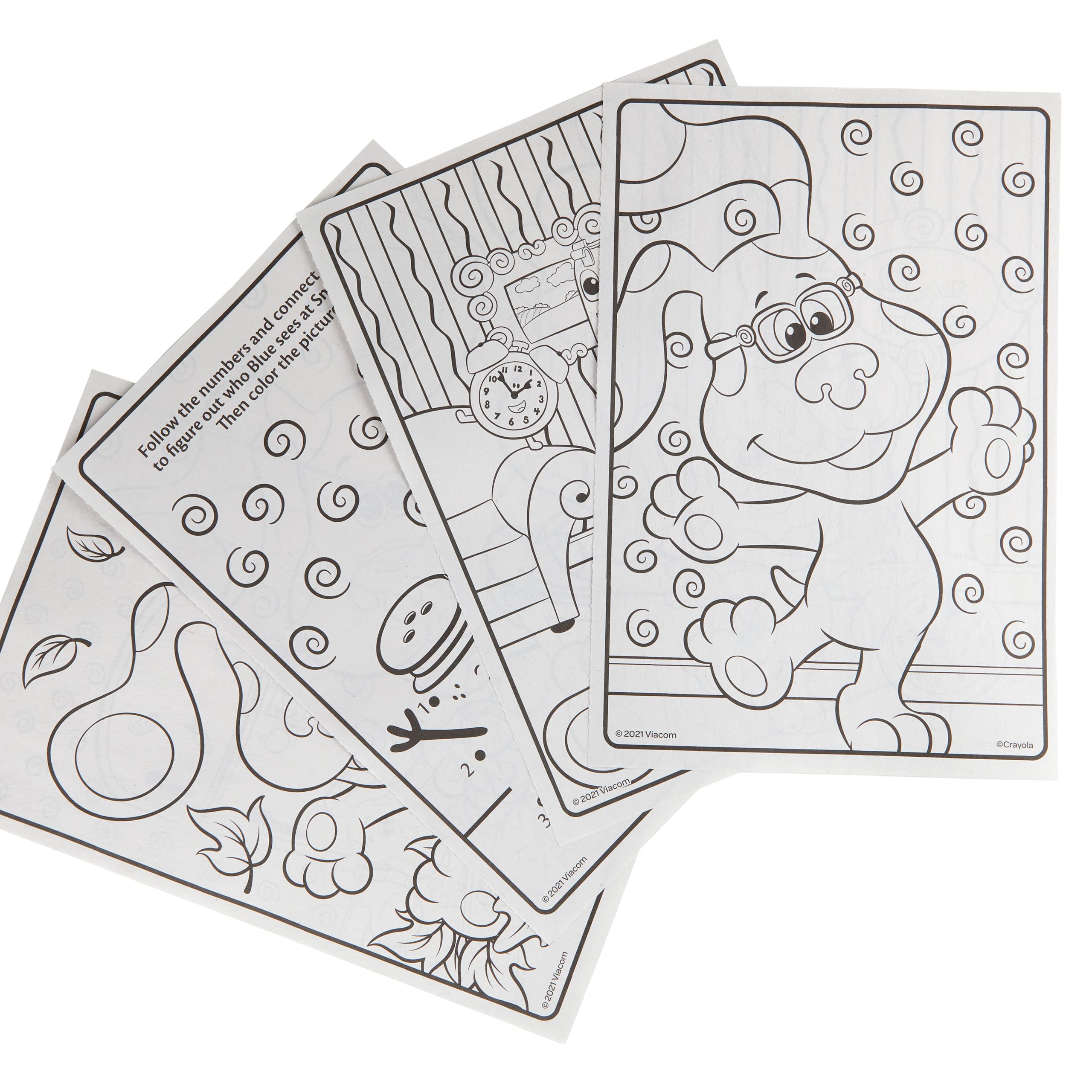 Crayola Blues Clues Coloring Book with Stickers, Gift for Kids, 96 Pages, Ages 3, 4, 5, 6