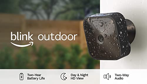Blink Outdoor (3rd Gen) – wireless, weather-resistant HD security camera with two-year battery life and motion detection, set up in minutes – 6 camera system