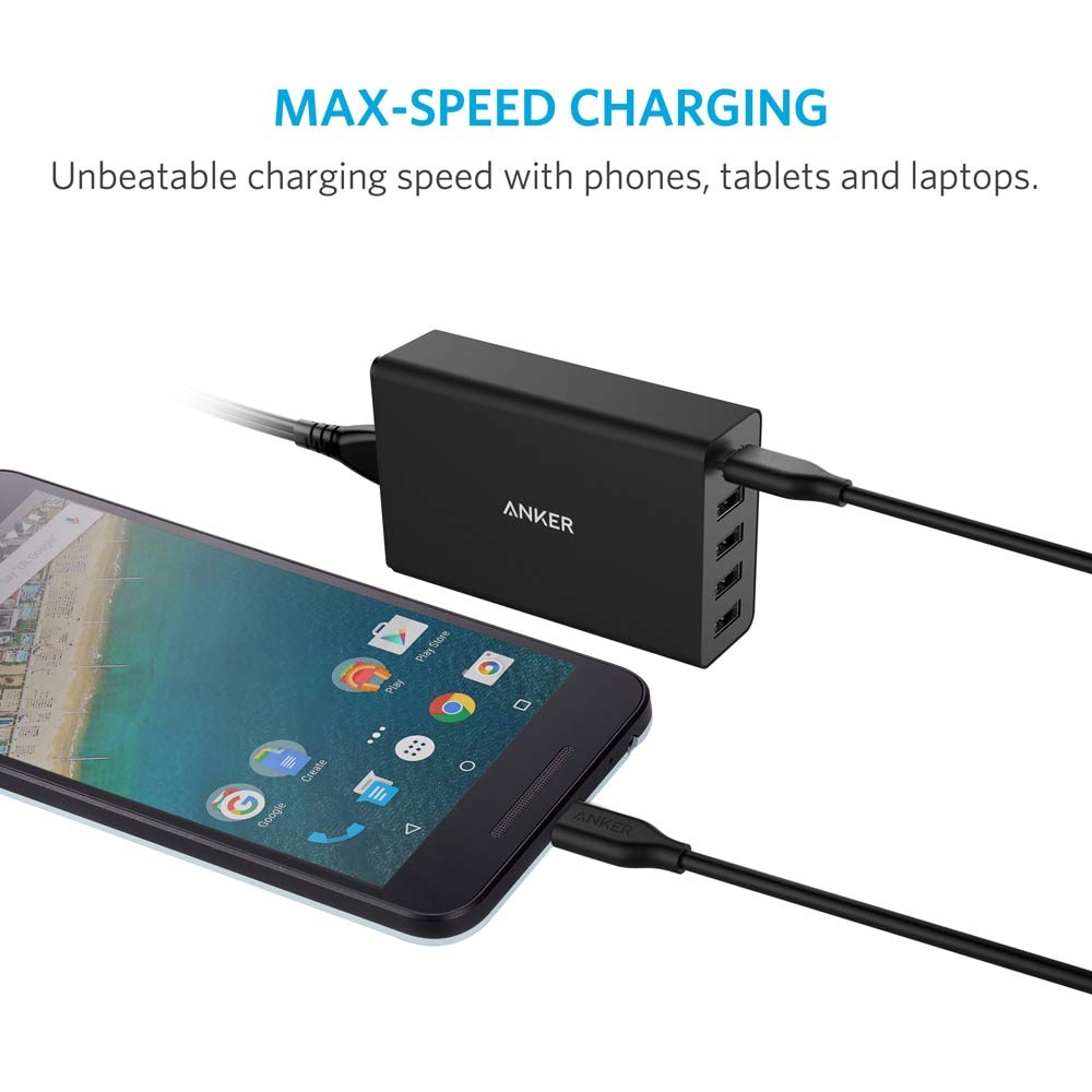 Anker Powerline USB-C to USB-C 2.0 Cable(6 ft), Power Delivery PD Charging for Apple MacBook, Huawei Matebook, iPad Pro 2018, Chromebook, Pixel, Switch, and More Type-C Devices/Laptops